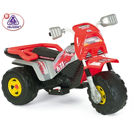 Review of 6v Injusa Red, Black & Yellow Ride-on ATV Trike a Well Priced ...